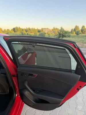 Red Audi A4 2017 in Vilnius, with an engine capacity of 1.98 L and mileage of 131 thousand km for 18750 €, photo 12 on AUTOMOTO.COM.LV