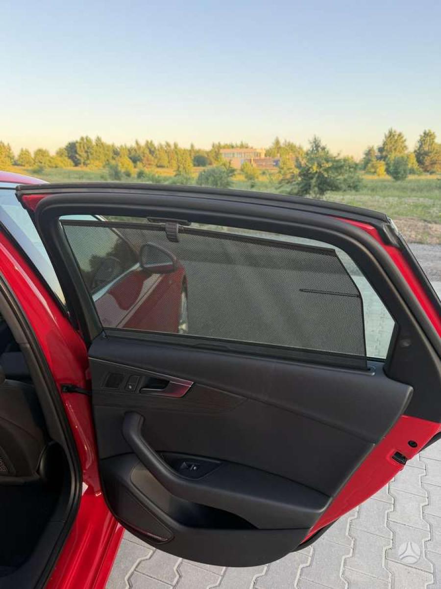 Red Audi A4 2017 in Vilnius, with an engine capacity of 1.98 L and mileage of 131 thousand km for 18750 €, photo 12 on AUTOMOTO.COM.LV