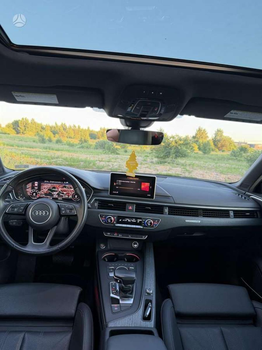 Red Audi A4 2017 in Vilnius, with an engine capacity of 1.98 L and mileage of 131 thousand km for 18750 €, photo 16 on AUTOMOTO.COM.LV