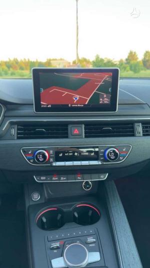 Red Audi A4 2017 in Vilnius, with an engine capacity of 1.98 L and mileage of 131 thousand km for 18750 €, photo 17 on AUTOMOTO.COM.LV