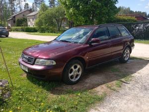 Red Audi A4 1996 in Ogre, with an engine capacity of 1.80 L and mileage of 340 thousand km for 750 €, photo 1 on AUTOMOTO.COM.LV
