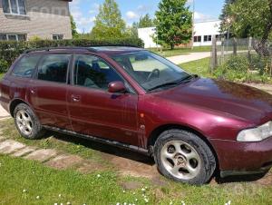 Red Audi A4 1996 in Ogre, with an engine capacity of 1.80 L and mileage of 340 thousand km for 750 €, photo 5 on AUTOMOTO.COM.LV
