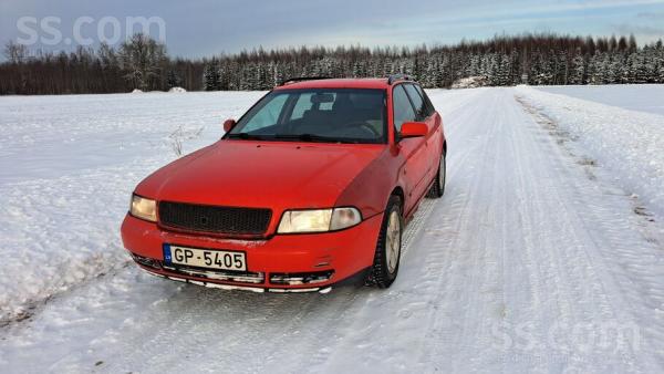 Red Audi A4 1997 in Talsi, with an engine capacity of 1.90 L and mileage of 650 thousand km for 750 €, photo 1 on AUTOMOTO.COM.LV