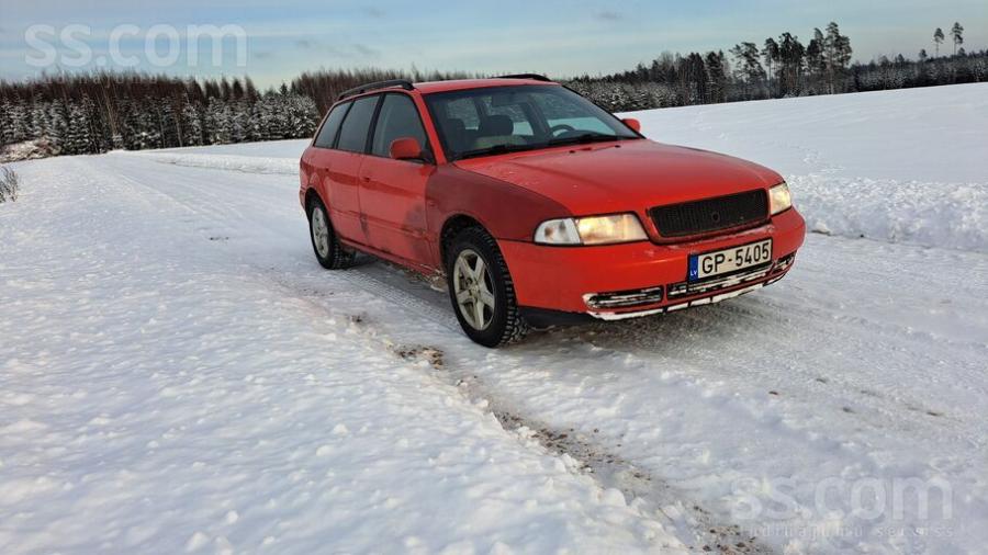 Sarkans Audi A4 1997 Talsi, ar dzinēja tilpumu 1.90 L un nobraukumu 650 tūkst. km par 750 €, foto 4 vietnē AUTOMOTO.COM.LV