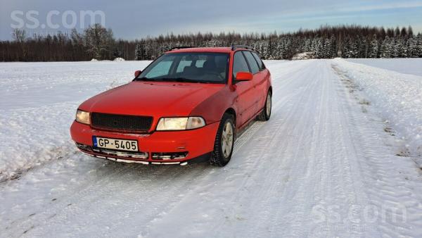 Red Audi A4 1997 in Talsi, with an engine capacity of 1.90 L and mileage of 650 thousand km for 750 €, photo 5 on AUTOMOTO.COM.LV