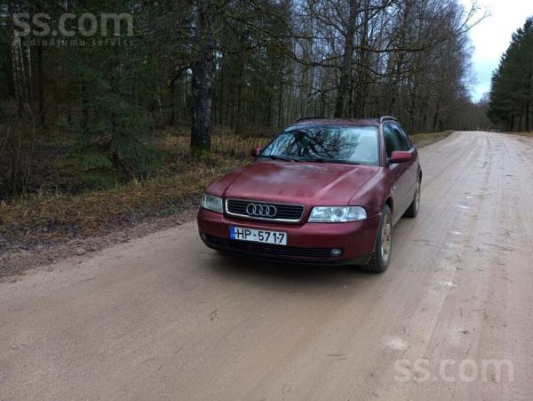 Sarkans Audi A4 1999 Cēsis, ar dzinēja tilpumu 1.90 L un nobraukumu 460 tūkst. km par 1200 €, foto 1 vietnē AUTOMOTO.COM.LV