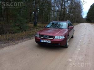 Sarkans Audi A4 1999 Cēsis, ar dzinēja tilpumu 1.90 L un nobraukumu 460 tūkst. km par 1200 €, foto  vietnē AUTOMOTO.COM.LV