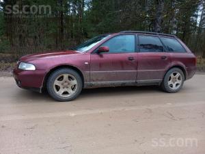 Red Audi A4 1999 in Cesis, with an engine capacity of 1.90 L and mileage of 460 thousand km for 1200 €, photo 2 on AUTOMOTO.COM.LV