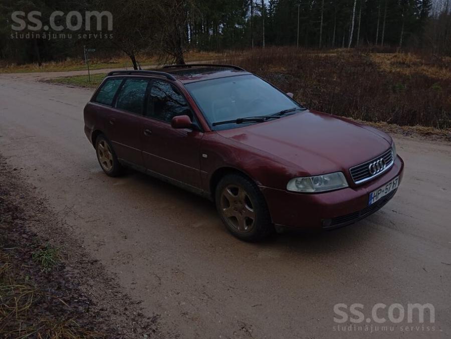Red Audi A4 1999 in Cesis, with an engine capacity of 1.90 L and mileage of 460 thousand km for 1200 €, photo 5 on AUTOMOTO.COM.LV