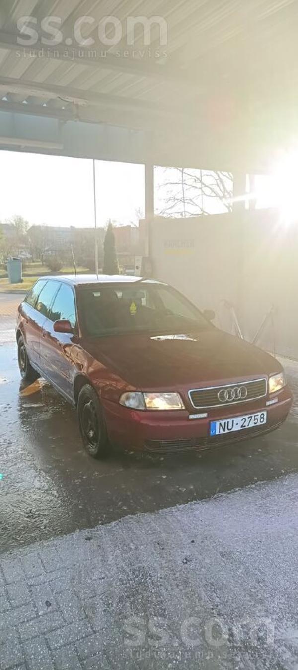 Sarkans Audi A4 1999 Valmiera, ar dzinēja tilpumu 1.90 L un nobraukumu 280 tūkst. km par 800 €, foto 1 vietnē AUTOMOTO.COM.LV