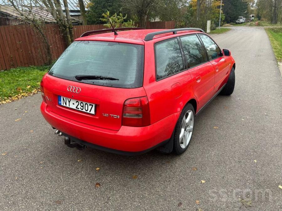 Sarkans Audi A4 1999 Ludza, ar dzinēja tilpumu 1.90 L un nobraukumu 0 tūkst. km par 3200 €, foto 6 vietnē AUTOMOTO.COM.LV