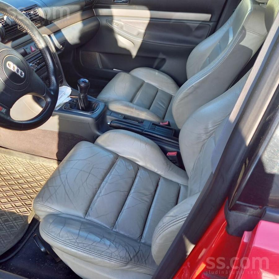 Красный Ауди А4 1999 в Алуксне, объемом двигателя 1.90 л и пробегом 271 тыс. км за 1300 €, фото 1 на AUTOMOTO.COM.LV