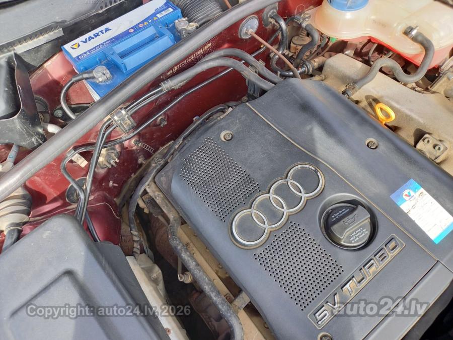 Sarkans Audi A4 1999 Tartu, ar dzinēja tilpumu 1.80 L un nobraukumu 298 tūkst. km par 1500 €, foto 13 vietnē AUTOMOTO.COM.LV
