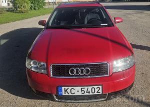 Красный Ауди А4 2003 в Салдус, объемом двигателя 1.90 л и пробегом 356 тыс. км за 2200 €, фото  на AUTOMOTO.COM.LV
