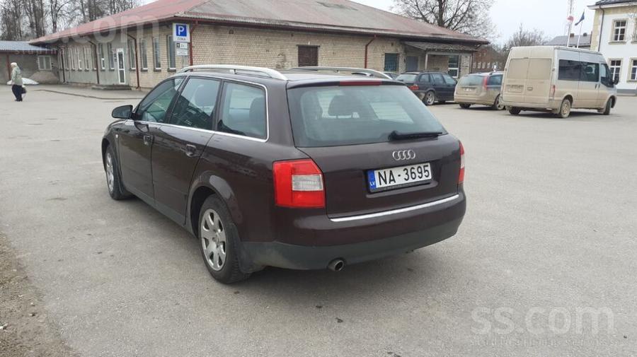 Sarkans Audi A4 2003 Balvi, ar dzinēja tilpumu 2.00 L un nobraukumu 262 tūkst. km par 1450 €, foto 4 vietnē AUTOMOTO.COM.LV