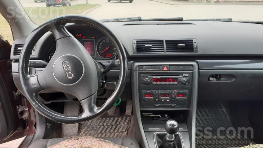 Sarkans Audi A4 2003 Balvi, ar dzinēja tilpumu 2.00 L un nobraukumu 262 tūkst. km par 1450 €, foto 5 vietnē AUTOMOTO.COM.LV