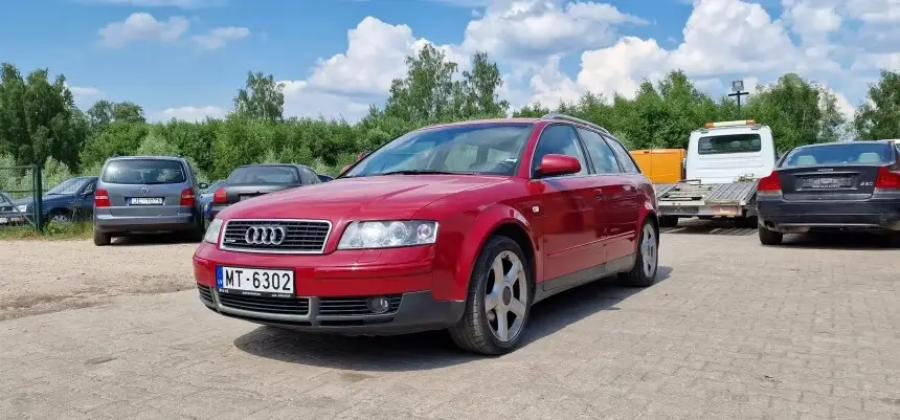 Sarkans Audi A4 2003 Valmiera, ar dzinēja tilpumu 1.90 L un nobraukumu 509 tūkst. km par 2150 €, foto 8 vietnē AUTOMOTO.COM.LV