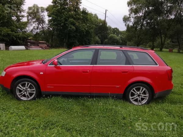 Sarkans Audi A4 2003 Balvi, ar dzinēja tilpumu 1.90 L un nobraukumu 304 tūkst. km par 2210 €, foto 2 vietnē AUTOMOTO.COM.LV