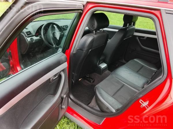 Sarkans Audi A4 2003 Balvi, ar dzinēja tilpumu 1.90 L un nobraukumu 304 tūkst. km par 2210 €, foto 10 vietnē AUTOMOTO.COM.LV