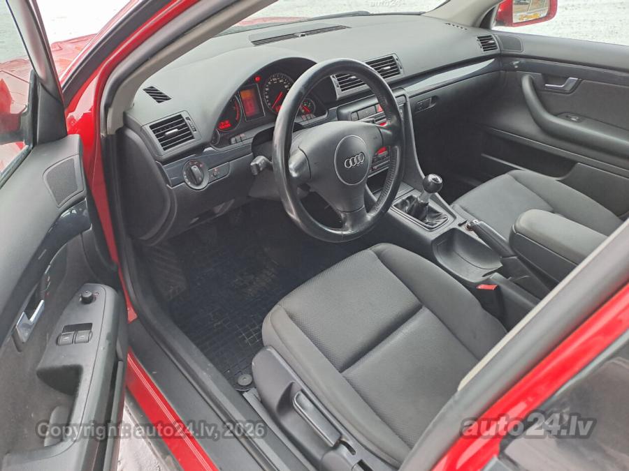 Red Audi A4 2004 in Tartu, with an engine capacity of 1.60 L and mileage of 191 thousand km for 1900 €, photo 4 on AUTOMOTO.COM.LV