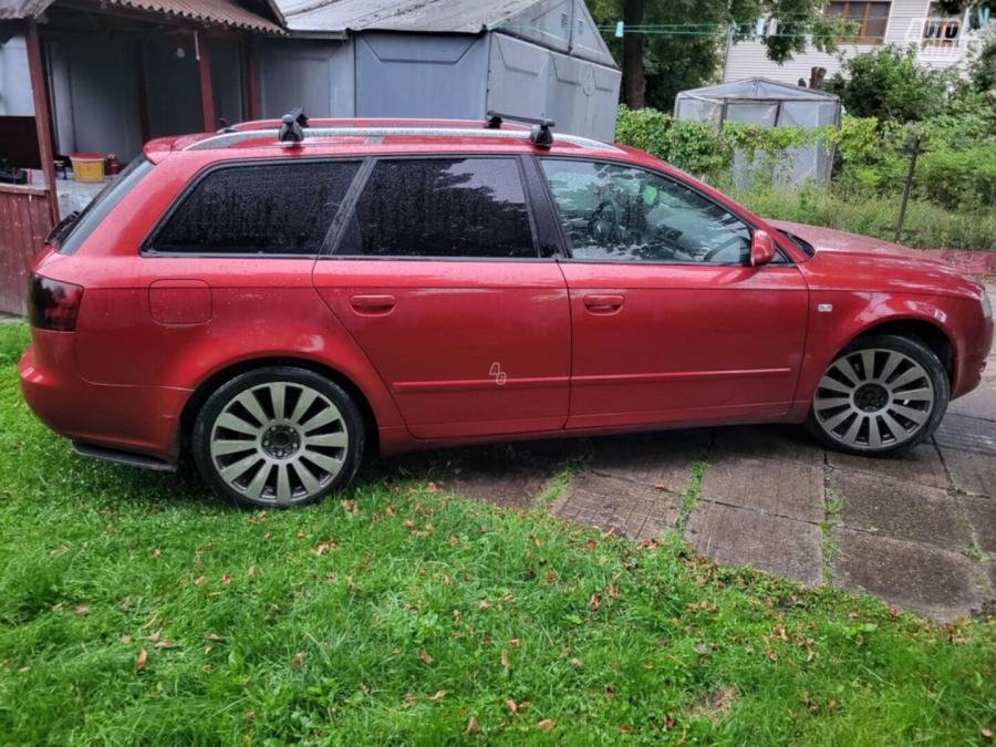 Red Audi A4 2005 in Joniskis, with an engine capacity of 2.50 L and mileage of 300 thousand km for 950 €, photo 3 on AUTOMOTO.COM.LV