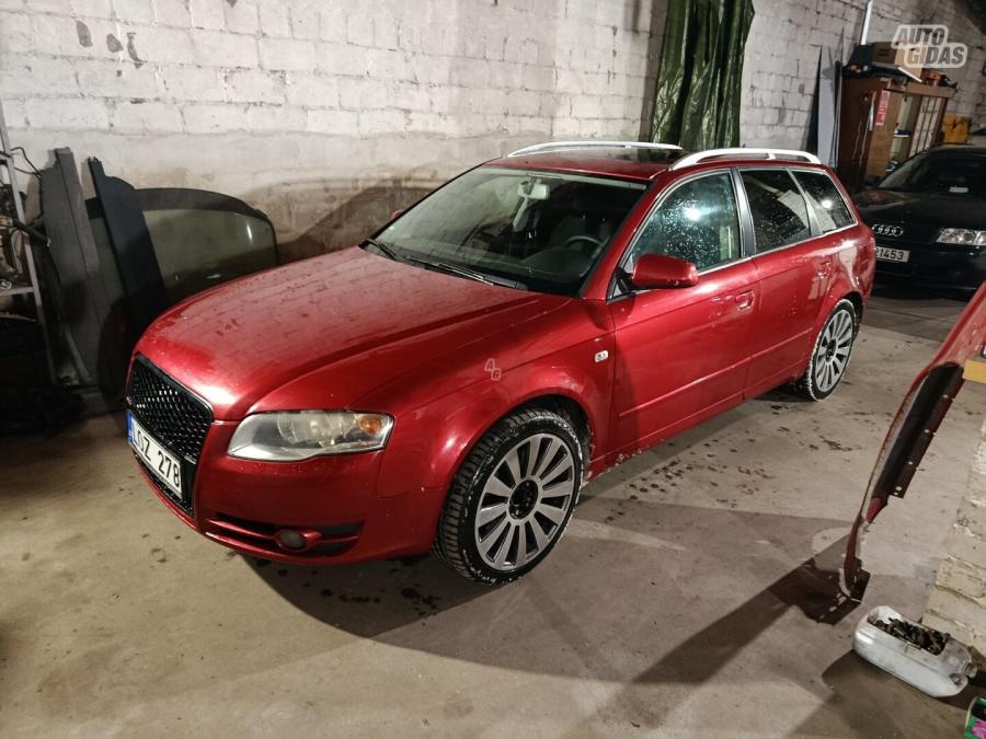 Red Audi A4 2005 in Joniskis, with an engine capacity of 2.50 L and mileage of 300 thousand km for 950 €, photo 4 on AUTOMOTO.COM.LV