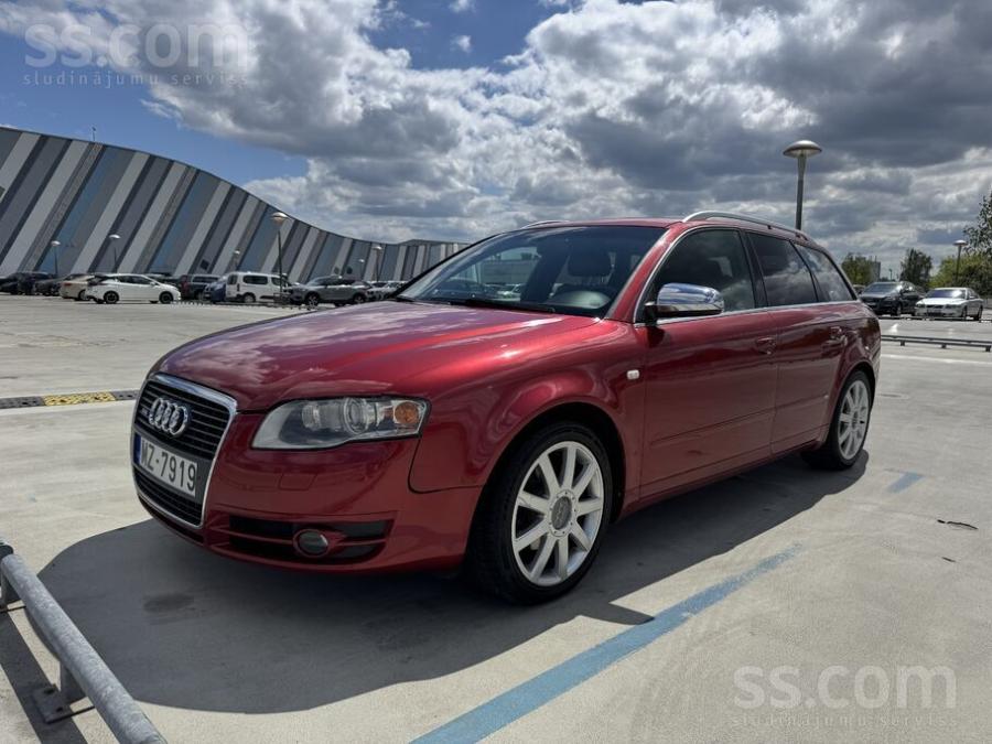 Red Audi A4 2005 in Riga, with an engine capacity of 2.00 L and mileage of 298 thousand km for 3399 €, photo 5 on AUTOMOTO.COM.LV