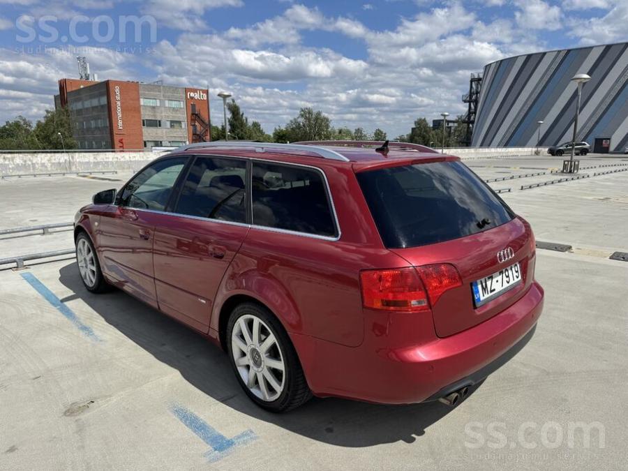 Red Audi A4 2005 in Riga, with an engine capacity of 2.00 L and mileage of 298 thousand km for 3399 €, photo 7 on AUTOMOTO.COM.LV