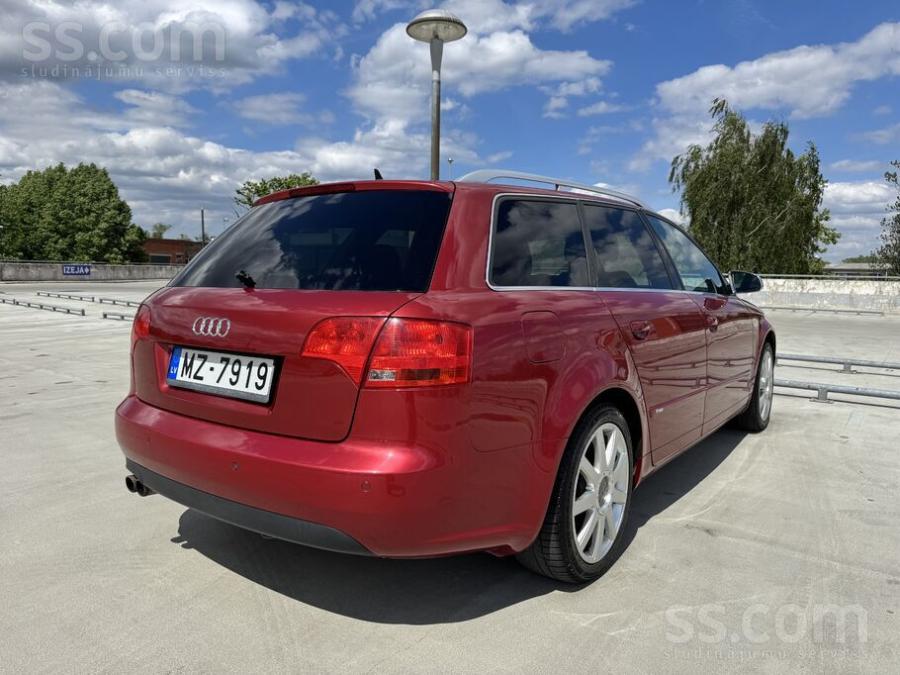 Red Audi A4 2005 in Riga, with an engine capacity of 2.00 L and mileage of 298 thousand km for 3399 €, photo 9 on AUTOMOTO.COM.LV
