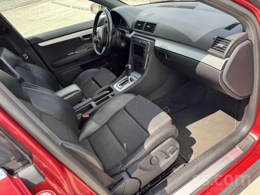 Red Audi A4 2005 in Riga, with an engine capacity of 2.00 L and mileage of 298 thousand km for 3399 €, photo 17 on AUTOMOTO.COM.LV