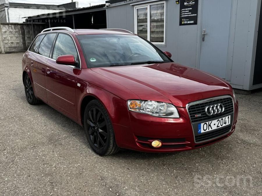 Sarkans Audi A4 2005 Daugavpils, ar dzinēja tilpumu 2.00 L un nobraukumu 0 tūkst. km par 4500 €, foto 1 vietnē AUTOMOTO.COM.LV