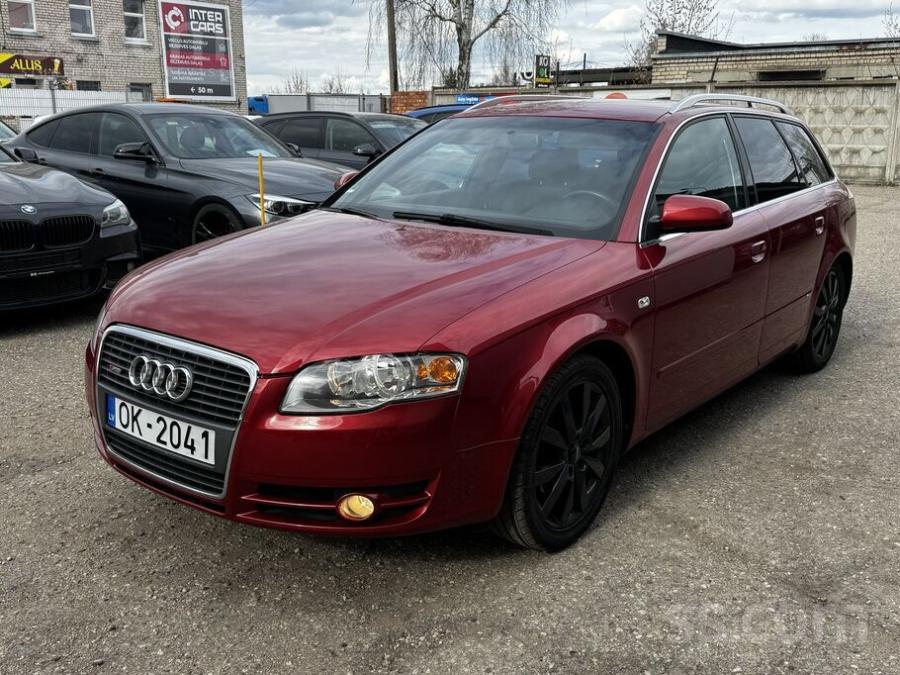 Sarkans Audi A4 2005 Daugavpils, ar dzinēja tilpumu 2.00 L un nobraukumu 0 tūkst. km par 4500 €, foto 4 vietnē AUTOMOTO.COM.LV