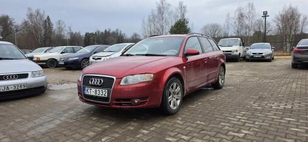 Red Audi A4 2005 in Valmiera, with an engine capacity of 2.00 L and mileage of 389 thousand km for 1850 €, photo 6 on AUTOMOTO.COM.LV