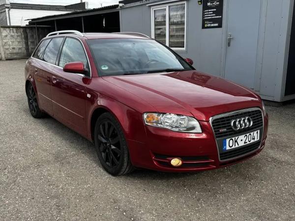 Sarkans Audi A4 2005 Daugavpils, ar dzinēja tilpumu 2.00 L un nobraukumu 263 tūkst. km par 4500 €, foto 1 vietnē AUTOMOTO.COM.LV