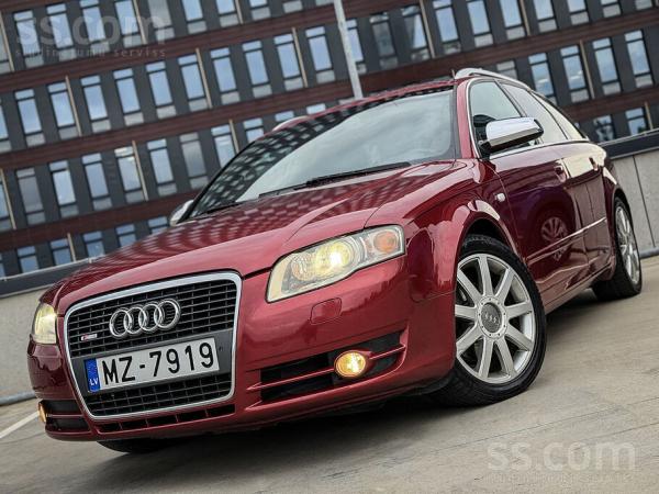 Red Audi A4 2005 in Riga, with an engine capacity of 2.00 L and mileage of 298 thousand km for 3500 €, photo 1 on AUTOMOTO.COM.LV