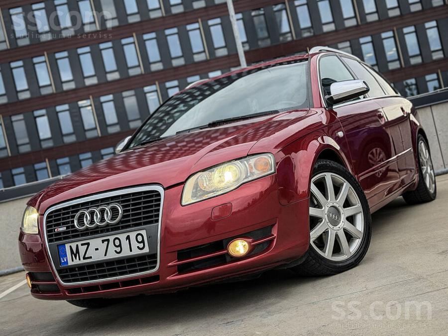 Красный Ауди А4 2005 в Рига, объемом двигателя 2.00 л и пробегом 298 тыс. км за 3500 €, фото 1 на AUTOMOTO.COM.LV