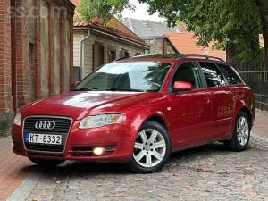 Red Audi A4 2005 in Cesis, with an engine capacity of 2.00 L and mileage of 396 thousand km for 1990 €, photo  on AUTOMOTO.COM.LV