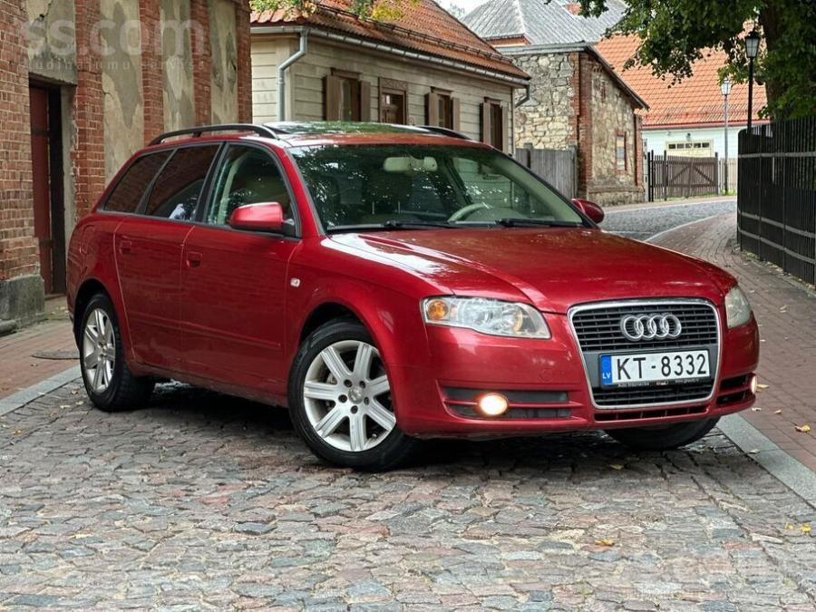 Red Audi A4 2005 in Cesis, with an engine capacity of 2.00 L and mileage of 396 thousand km for 1990 €, photo 4 on AUTOMOTO.COM.LV