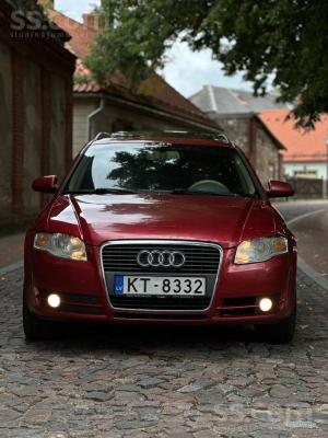 Red Audi A4 2005 in Cesis, with an engine capacity of 2.00 L and mileage of 396 thousand km for 1990 €, photo 8 on AUTOMOTO.COM.LV