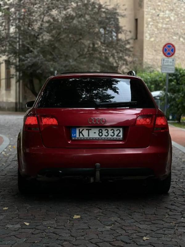 Red Audi A4 2005 in Cesis, with an engine capacity of 2.00 L and mileage of 396 thousand km for 1990 €, photo 8 on AUTOMOTO.COM.LV