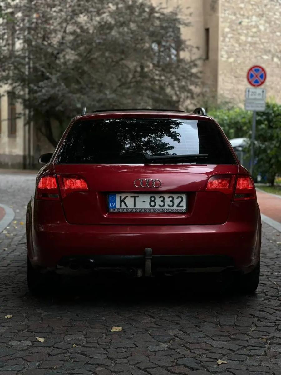 Red Audi A4 2005 in Cesis, with an engine capacity of 2.00 L and mileage of 396 thousand km for 1990 €, photo 9 on AUTOMOTO.COM.LV