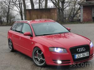 Red Audi A4 2006 in Jelgava, with an engine capacity of 3.00 L and mileage of 464 thousand km for 2800 €, photo 1 on AUTOMOTO.COM.LV