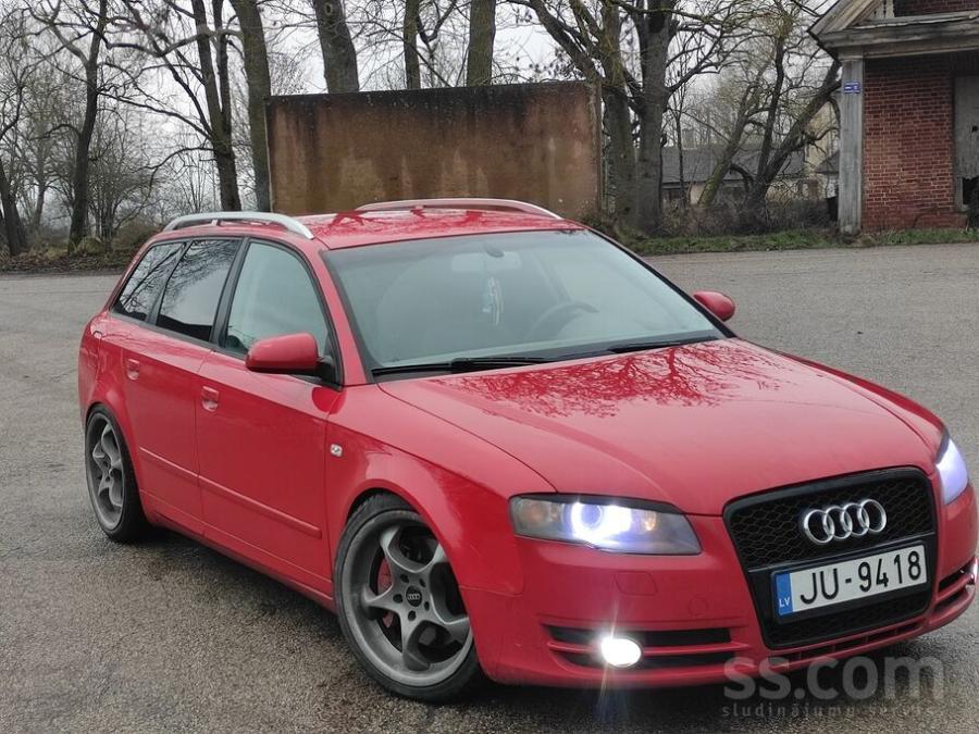 Red Audi A4 2006 in Jelgava, with an engine capacity of 3.00 L and mileage of 464 thousand km for 2800 €, photo 1 on AUTOMOTO.COM.LV
