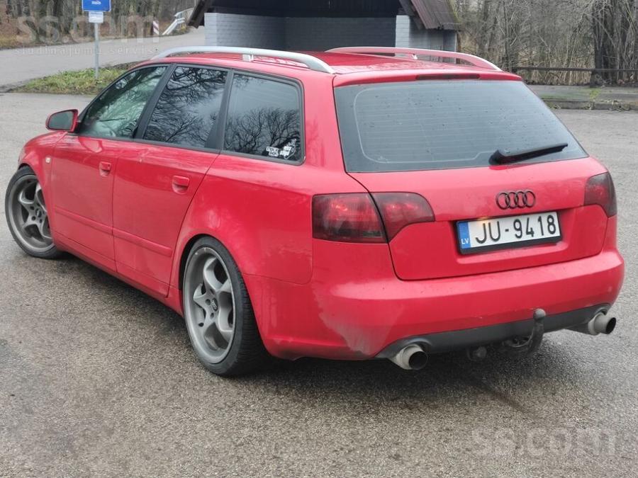 Red Audi A4 2006 in Jelgava, with an engine capacity of 3.00 L and mileage of 464 thousand km for 2800 €, photo 8 on AUTOMOTO.COM.LV