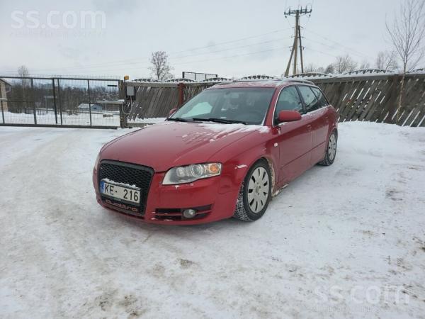 Sarkans Audi A4 2006 Rēzekne, ar dzinēja tilpumu 2.00 L un nobraukumu 355 tūkst. km par 2900 €, foto 1 vietnē AUTOMOTO.COM.LV