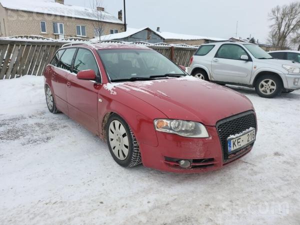 Sarkans Audi A4 2006 Rēzekne, ar dzinēja tilpumu 2.00 L un nobraukumu 355 tūkst. km par 2900 €, foto 2 vietnē AUTOMOTO.COM.LV
