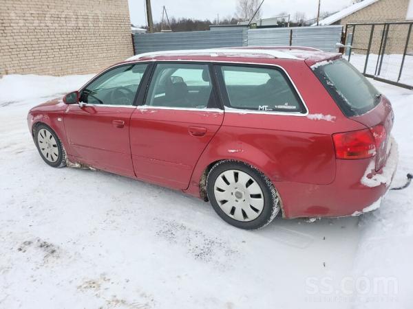 Sarkans Audi A4 2006 Rēzekne, ar dzinēja tilpumu 2.00 L un nobraukumu 355 tūkst. km par 2900 €, foto 4 vietnē AUTOMOTO.COM.LV