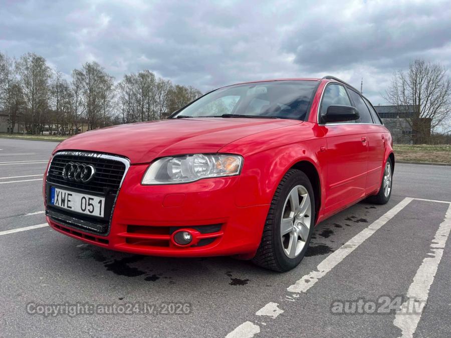Red Audi A4 2006 in Tartu, with an engine capacity of 2.00 L and mileage of 362 thousand km for 2900 €, photo 5 on AUTOMOTO.COM.LV