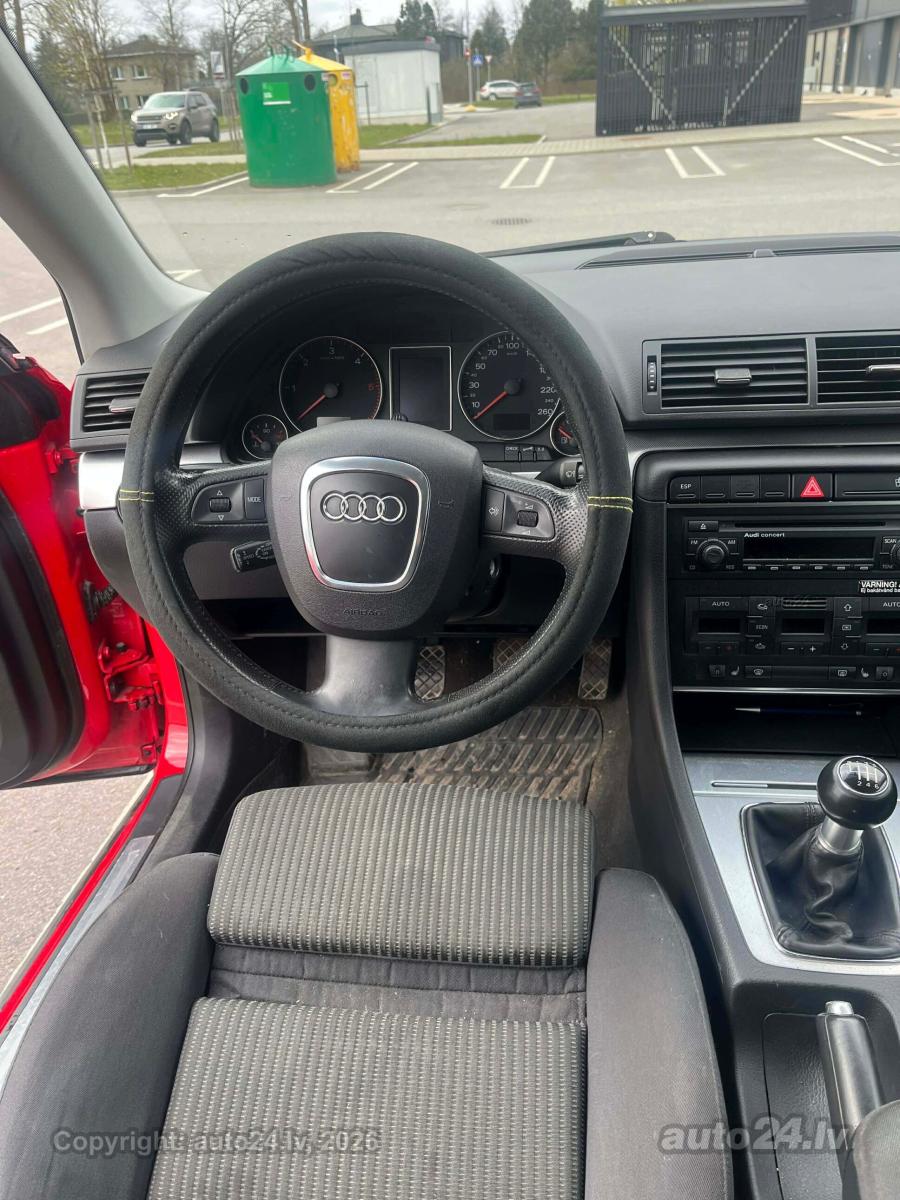 Red Audi A4 2006 in Tartu, with an engine capacity of 2.00 L and mileage of 362 thousand km for 2900 €, photo 12 on AUTOMOTO.COM.LV