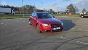 Sarkans Audi A4 2006 Kauņa, ar dzinēja tilpumu 2.00 L un nobraukumu 241 tūkst. km par 3600 €, foto  vietnē AUTOMOTO.COM.LV